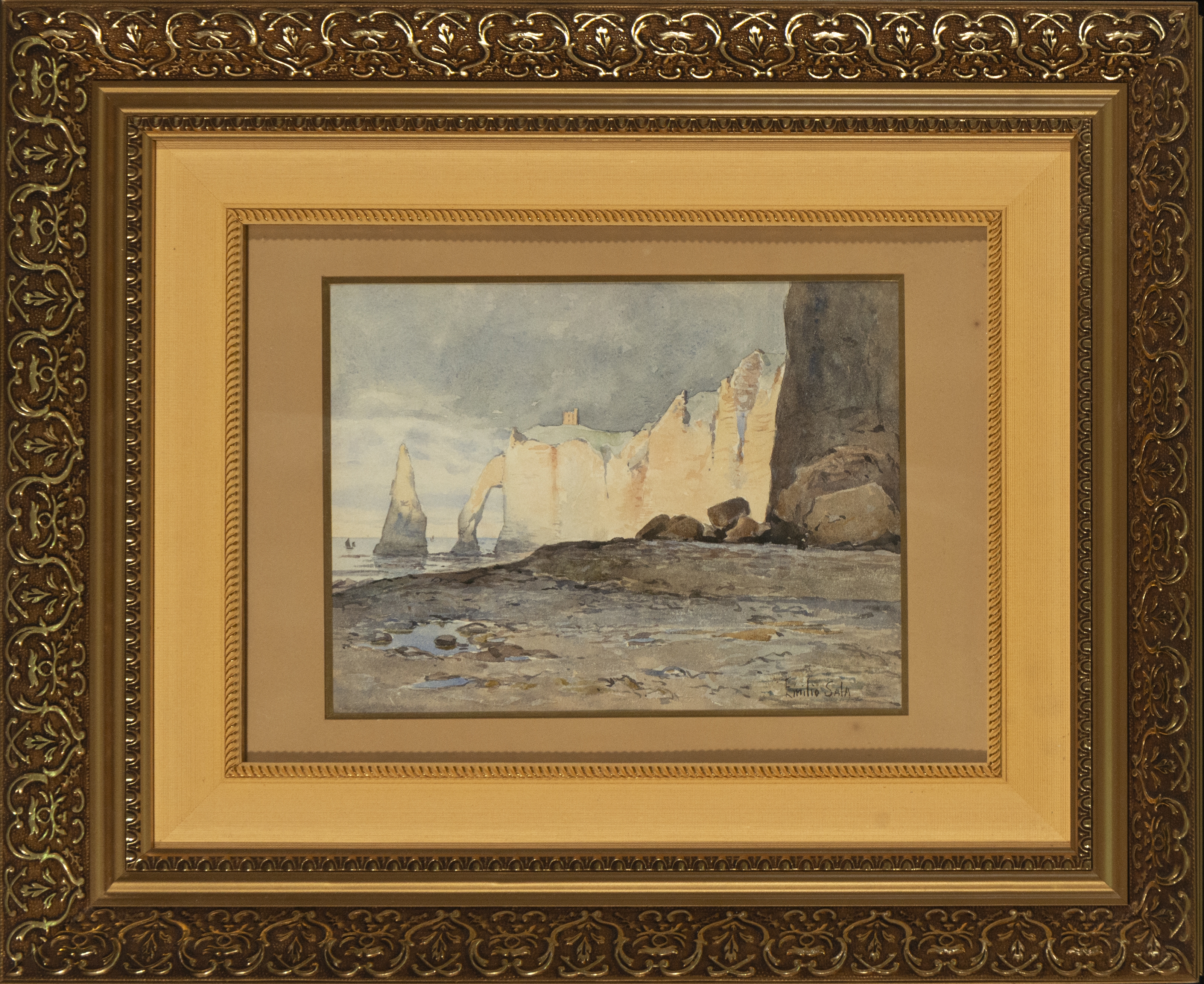 Emilio Sala | Acantilado en Normandía | MutualArt