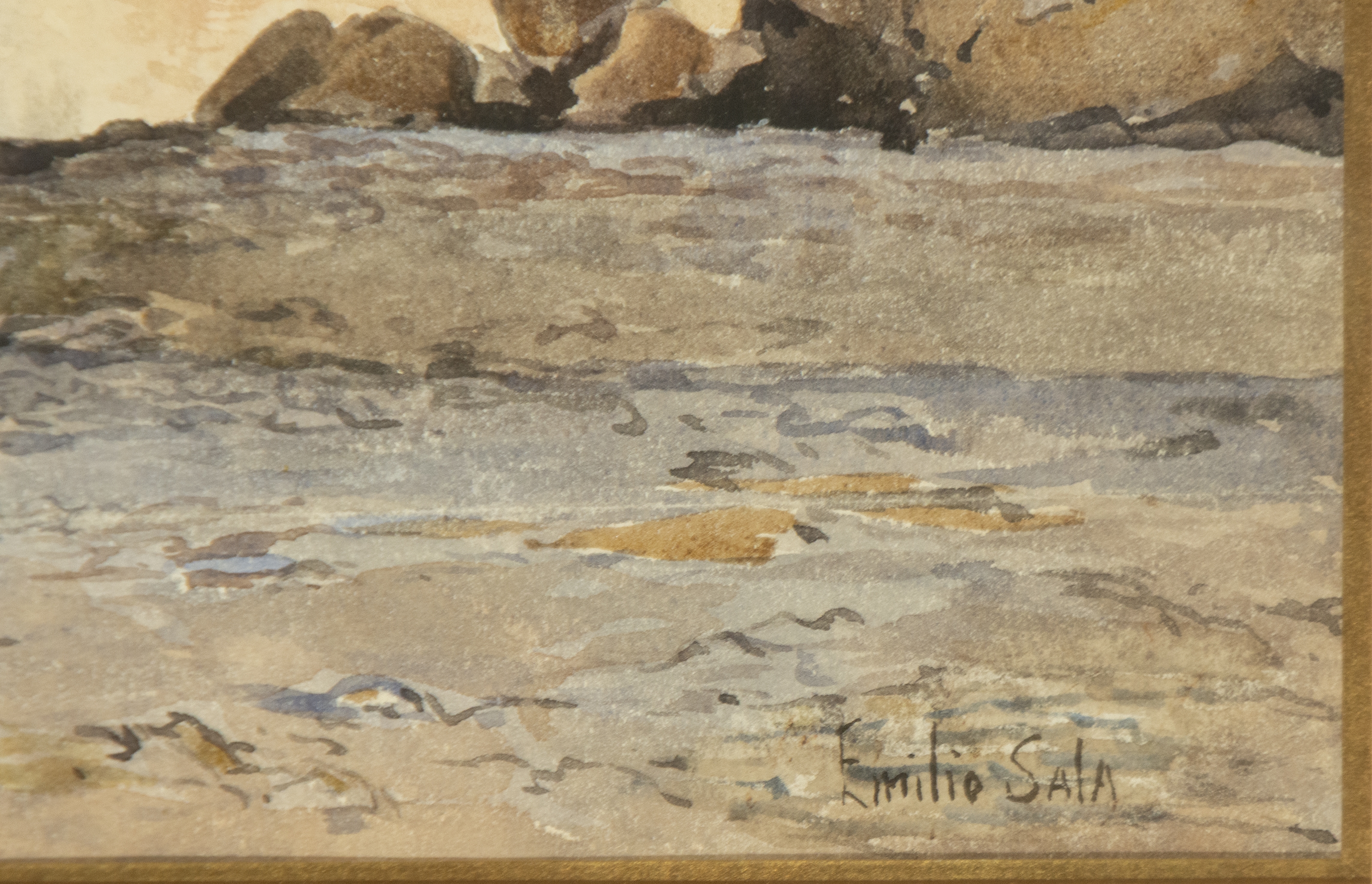 Emilio Sala | Acantilado en Normandía | MutualArt