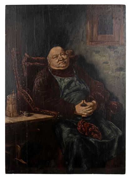 Eduard von Grützner | Man Sitting | MutualArt
