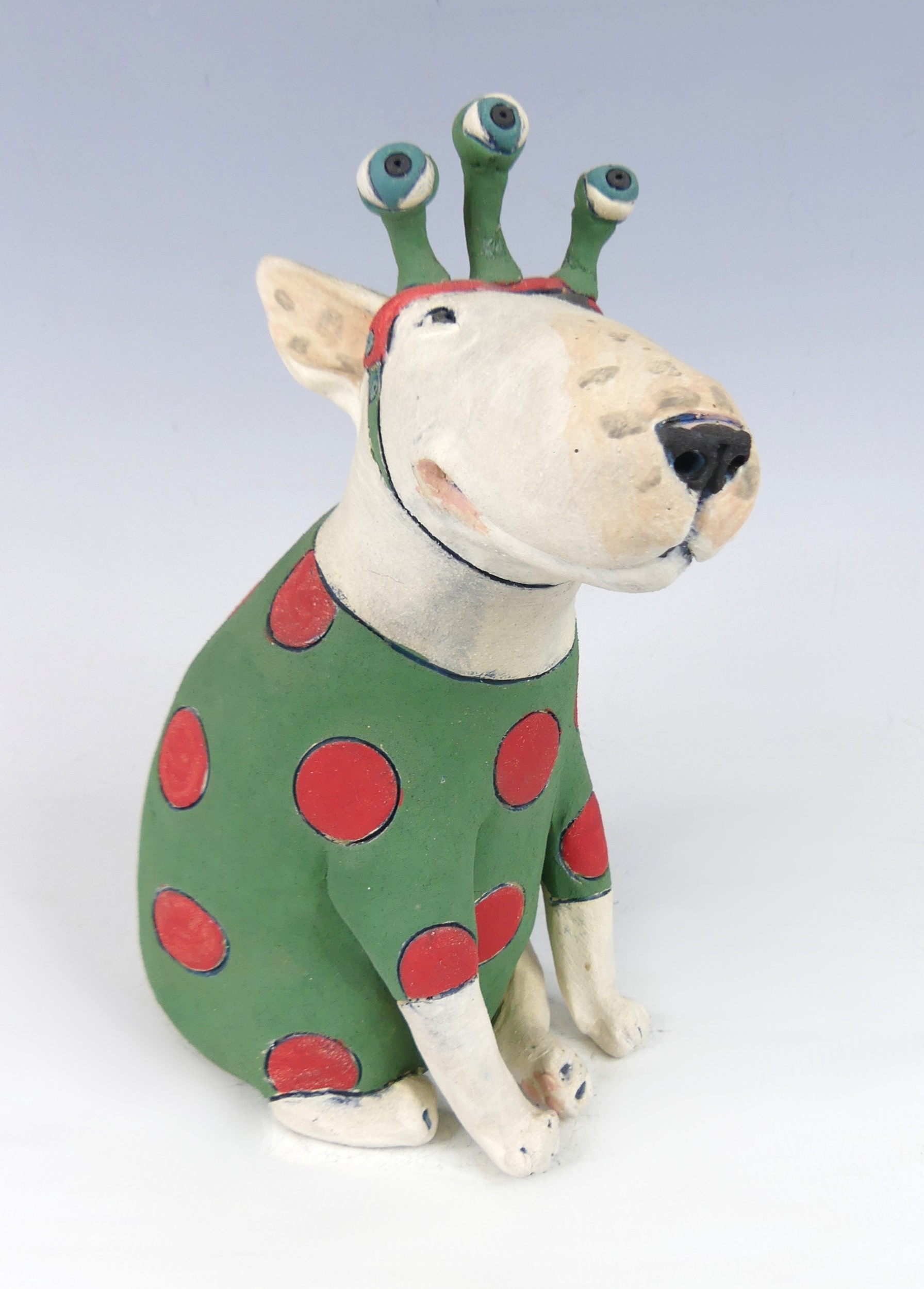 Marie Prett | Seated bull terrier | MutualArt
