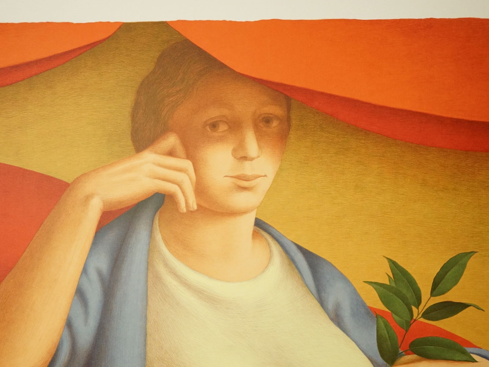 George Tooker | Woman With A Sprig of Laurel (1992) | MutualArt