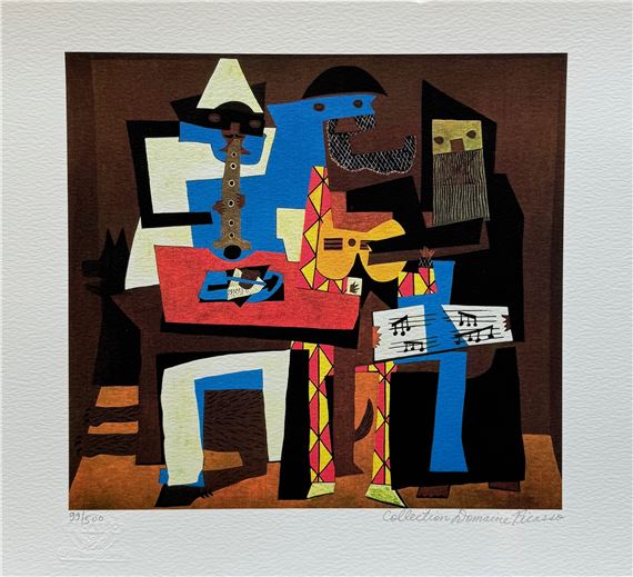 Pablo Picasso | THREE MUSICIANS | MutualArt