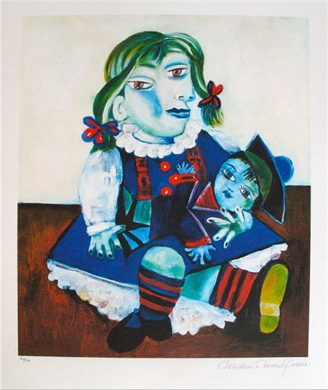 Pablo Picasso | MAYA WITH DOLL | MutualArt