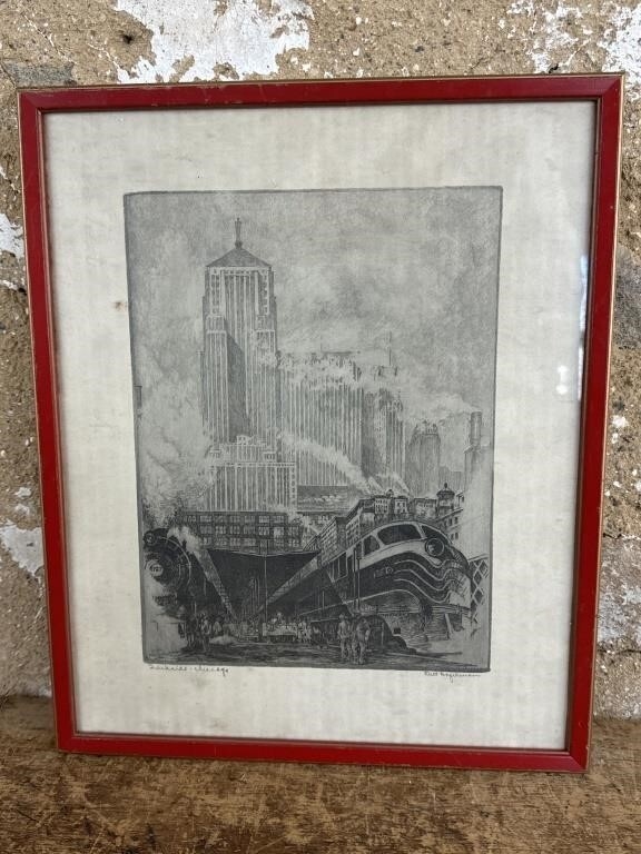 William Kent Hagerman | Chicago Etchings | MutualArt