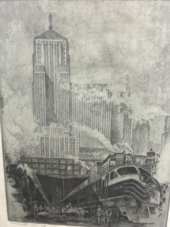 William Kent Hagerman | Chicago Etchings | MutualArt