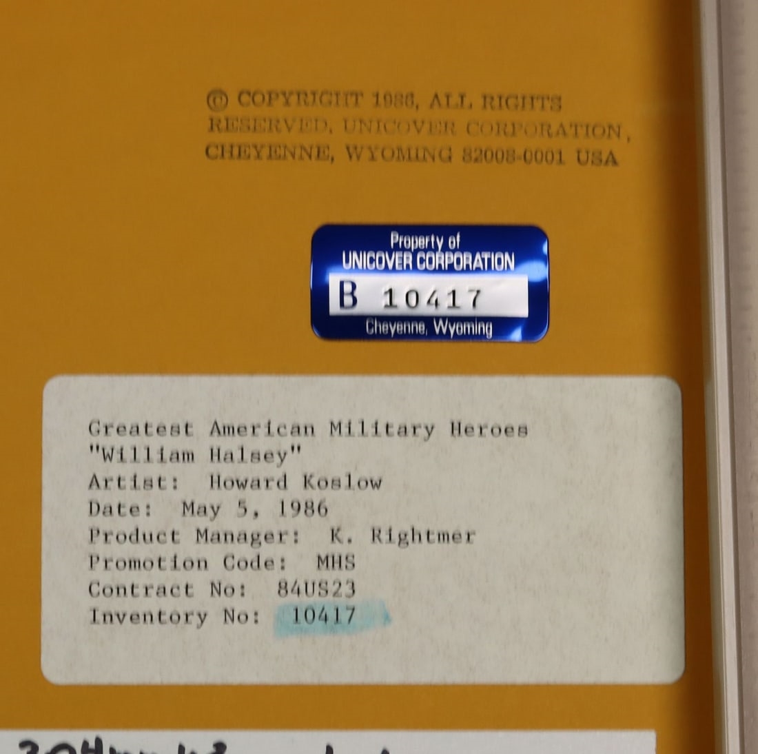 Howard Koslow | William Halsey (1986) | MutualArt