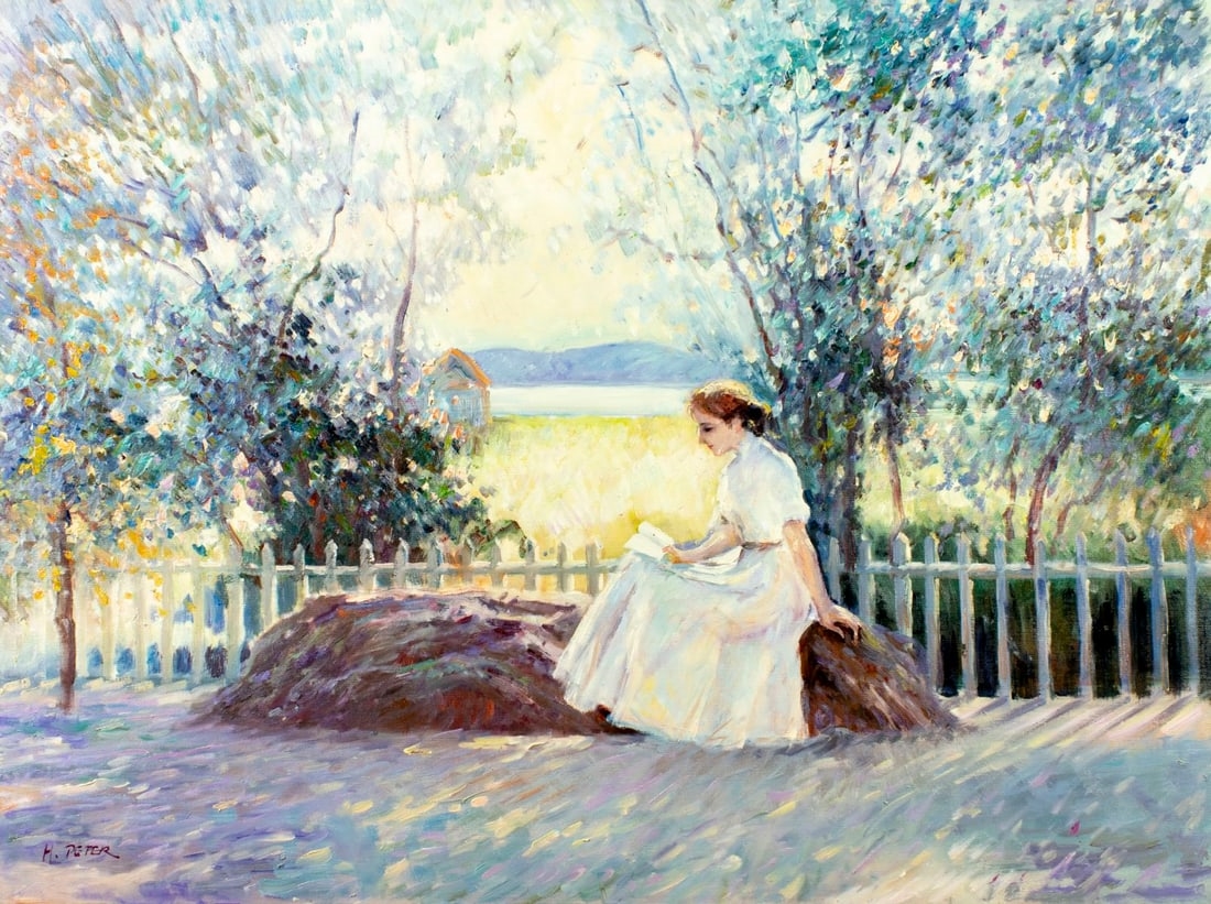 Peter Ho | Woman Reading Letter | MutualArt