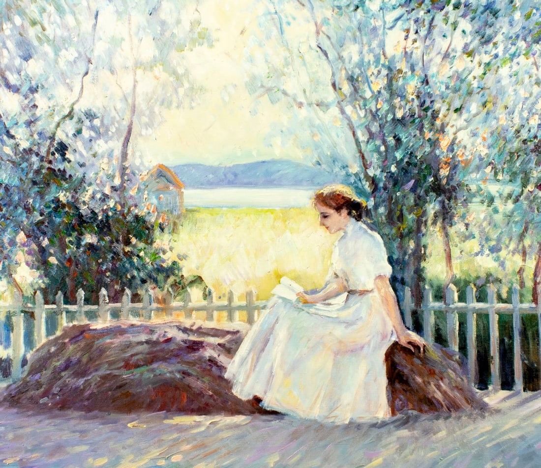 Peter Ho | Woman Reading Letter | MutualArt