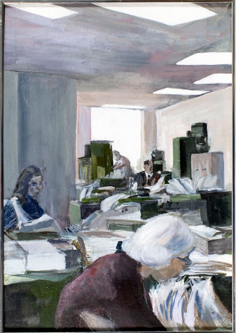 American School, 20th Century | Office Scene (20th Century) | MutualArt