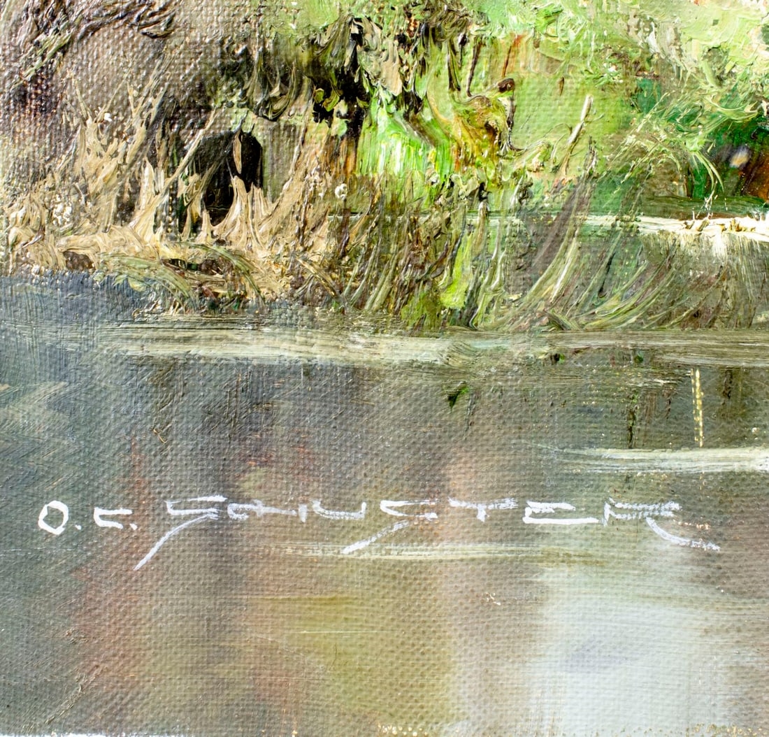 Otto Carl Schuster | Countryside River Landscape | MutualArt