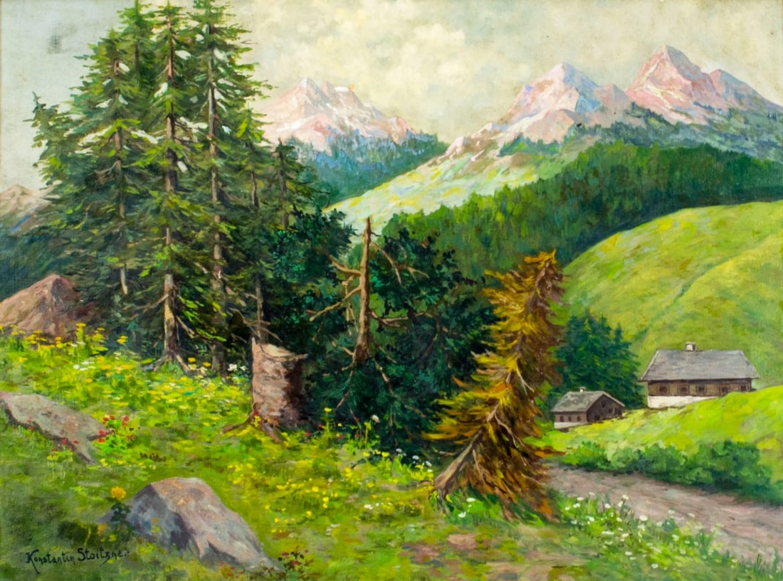 Konstantin Stoitzner | Alpine Landscape | MutualArt