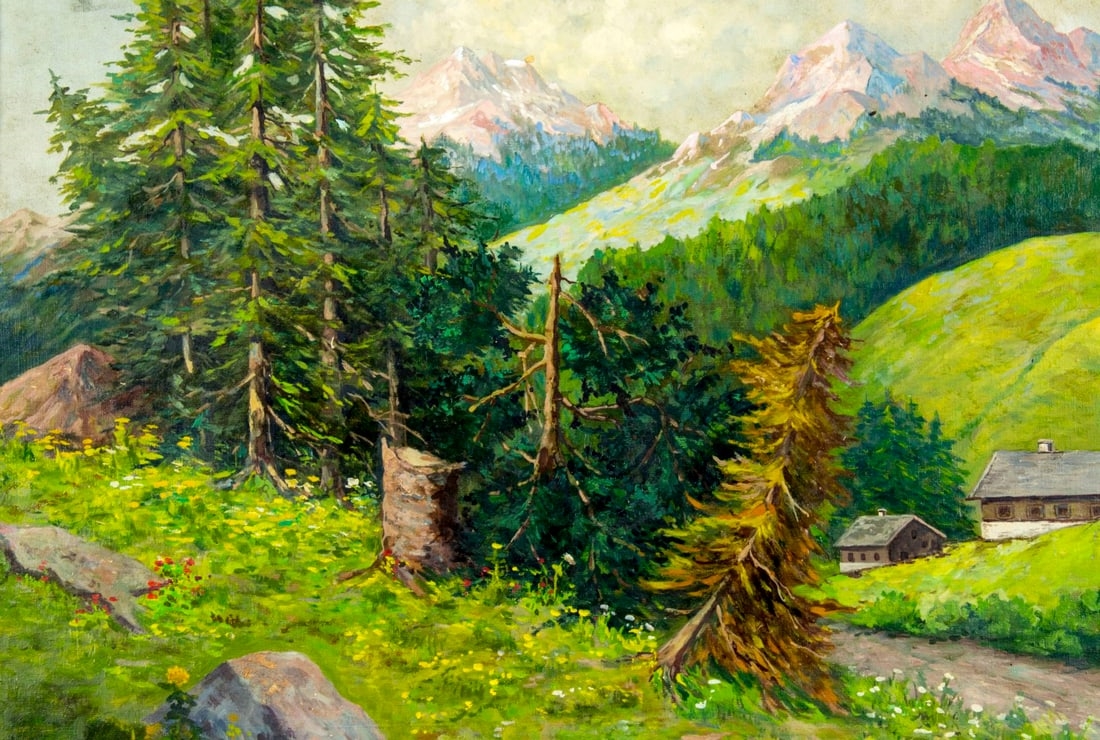 Konstantin Stoitzner | Alpine Landscape | MutualArt