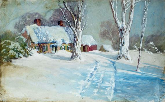 E. Winchester Kingsbury | Winter Country Landscape | MutualArt