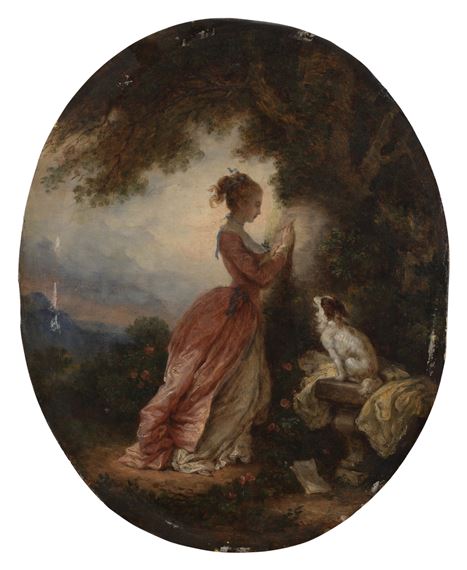 Fragonard Jean-Honoré | The Souvenir | Artwork performance at auction ...