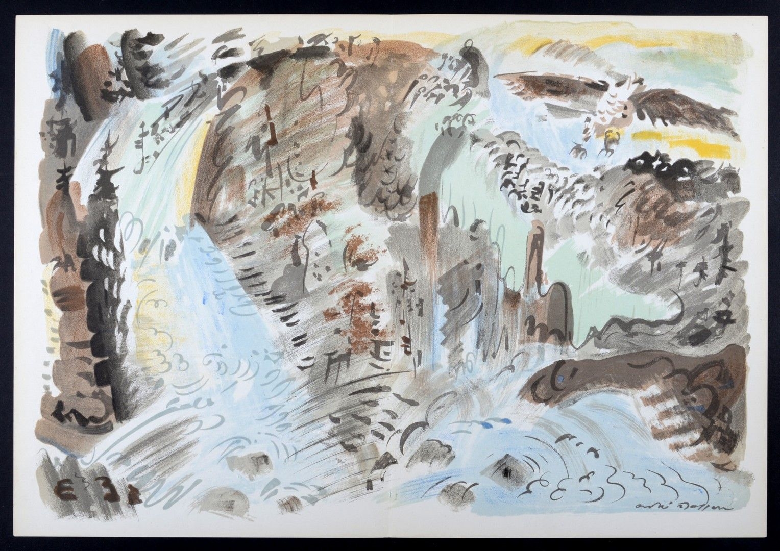 André Masson | Le Torrent (1952) | MutualArt