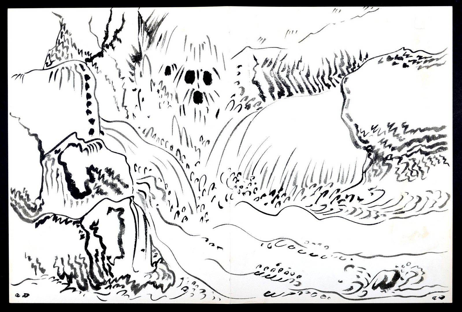 André Masson | Le Torrent (1952) | MutualArt