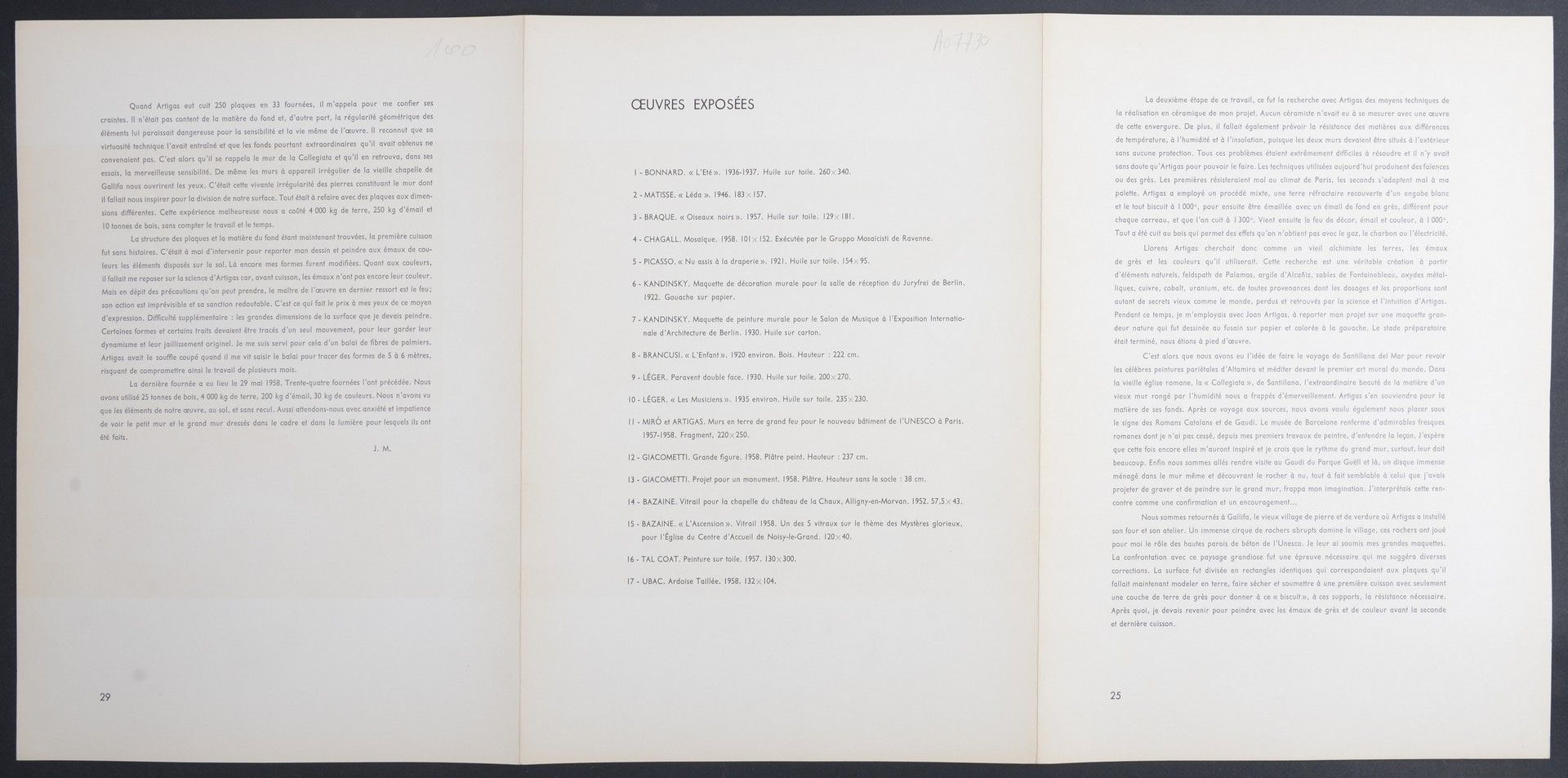 Joan Miró | Moon Wall (1958) | MutualArt