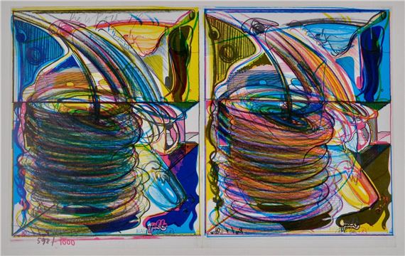 Dieter Roth | Blau & Gelb (1974) | MutualArt