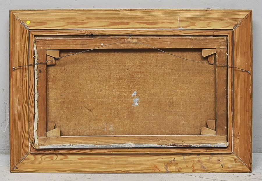 Johan Severin Nilson | vinterlandskap med hus | MutualArt