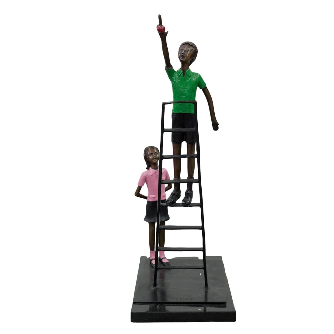 Prince Monyo | Children w/ Ladder (20th Century) | MutualArt