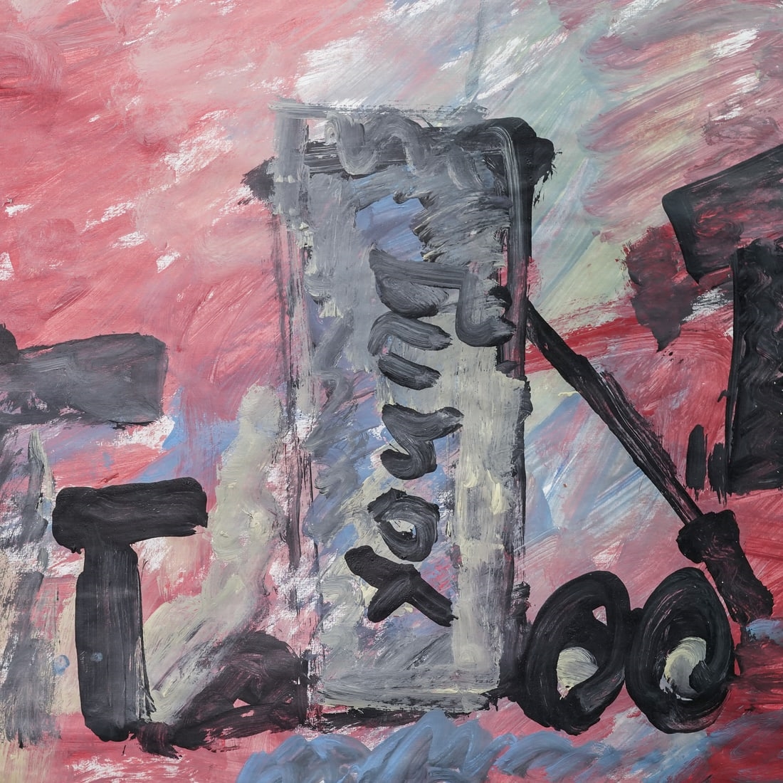 Purvis Young | Mixed Media Painting (20) | MutualArt