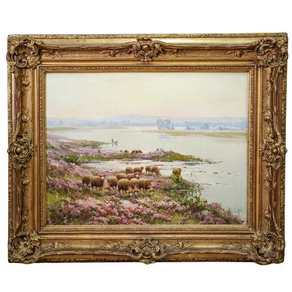 Edouard Pail | Pastoral Oil Painting (Late 20) | MutualArt