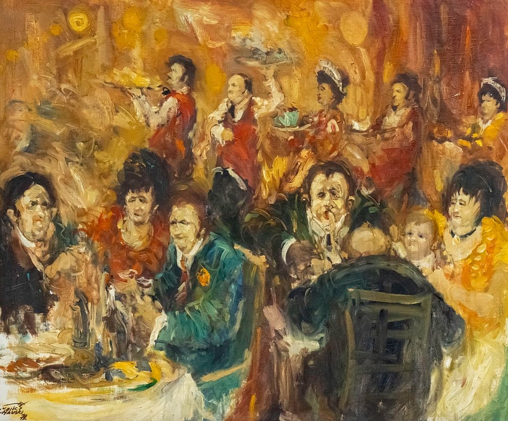Moshe Chauski | Feast (1972) | MutualArt