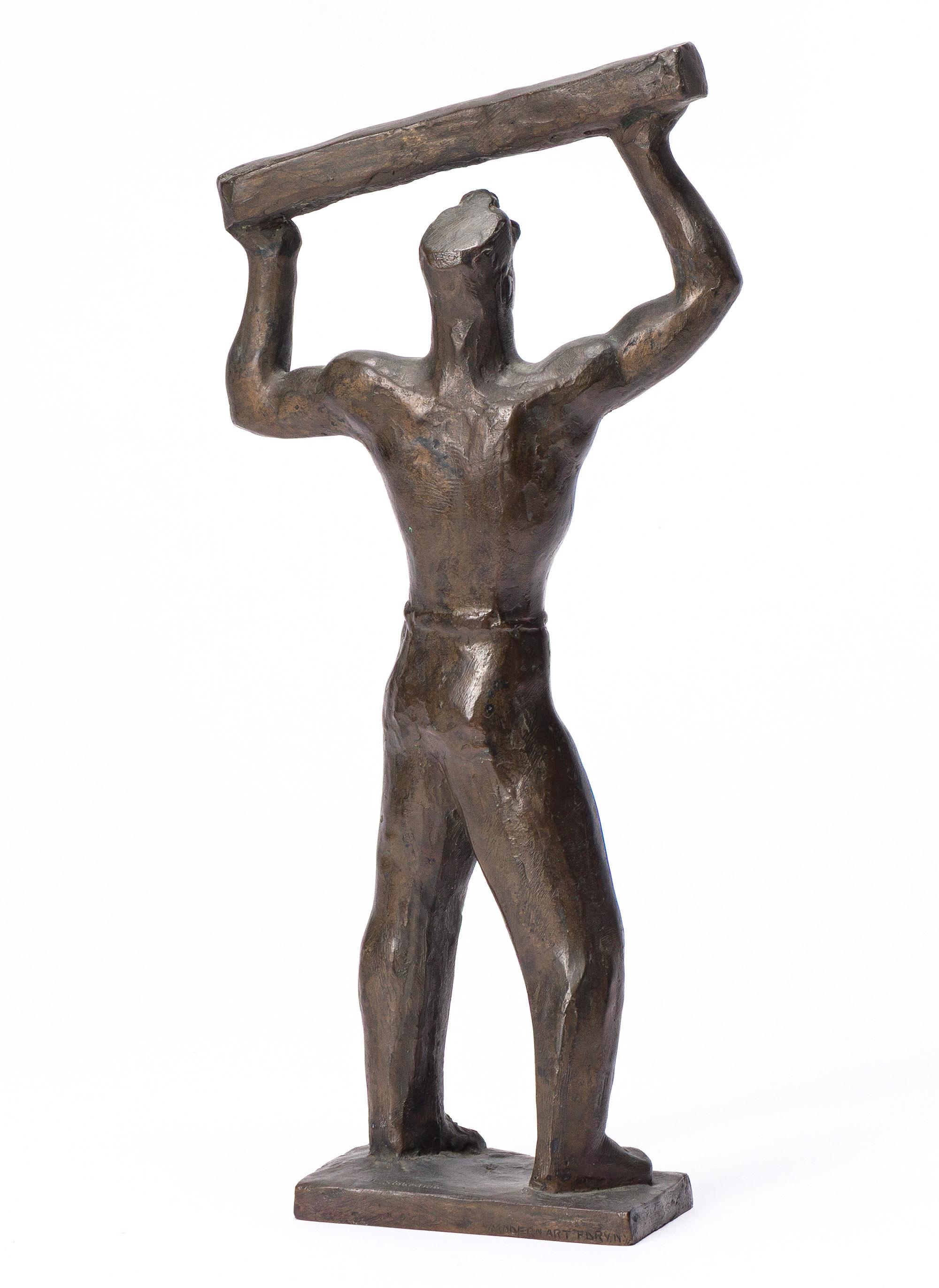 Louis Slobodkin | Worker with Rail (Circa 1938) | MutualArt