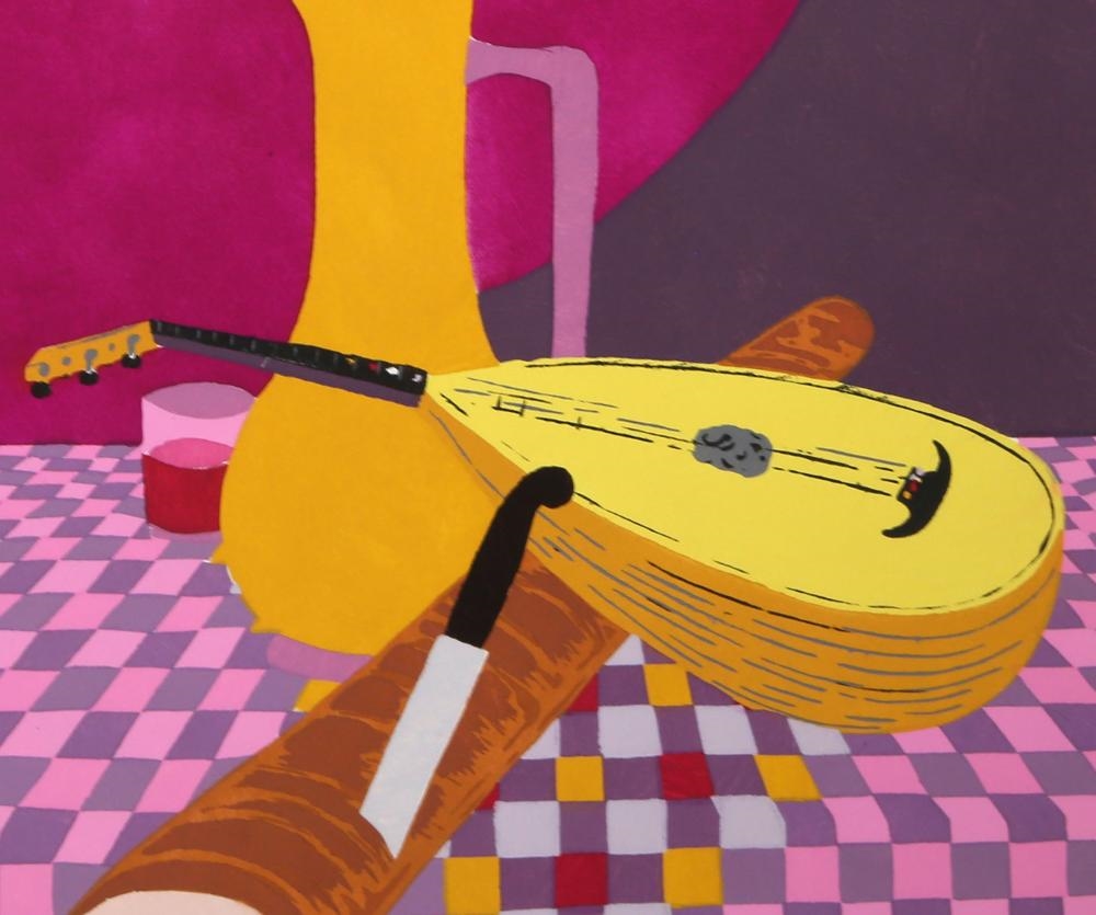 Benjamin Benno | Still Life with Lute and Bread (1935) | MutualArt