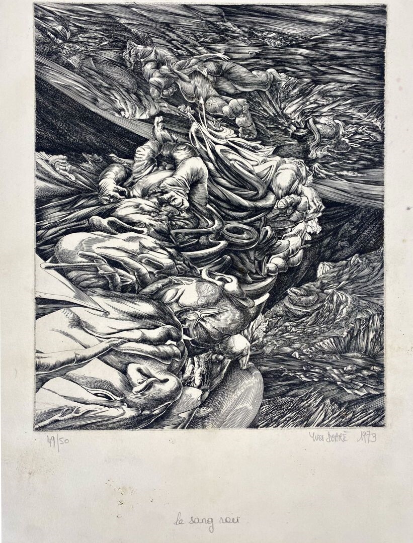 Yves Doare | Le sang noir (1973) | MutualArt