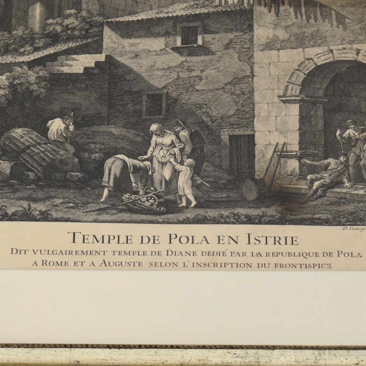 Domenico Cunego | Temple De Pola Instrie | MutualArt