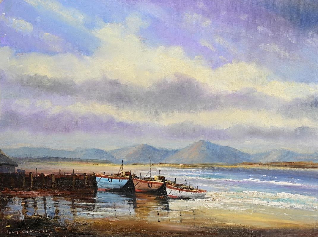 Norman J. McCaig | Moored Boats | MutualArt