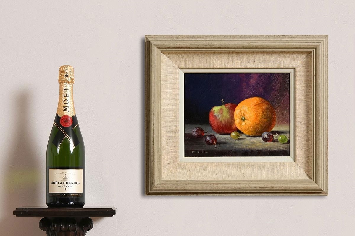 David Long | Still Life - Orange and Apple | MutualArt