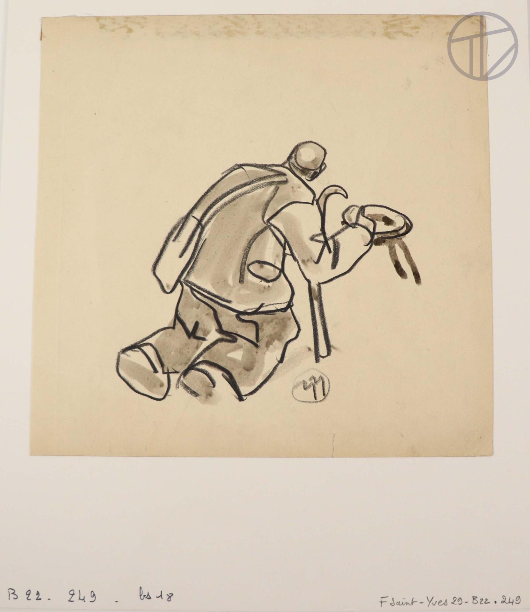 Mathurin Méheut | Le mendiant | MutualArt