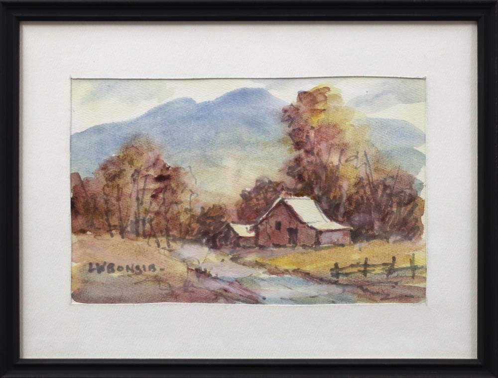 Louis Bonsib | Red Barn | MutualArt