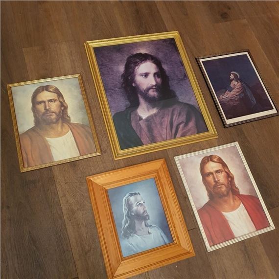 Warner Sallman | Five prints featuring Jesus, with the message Seek ...