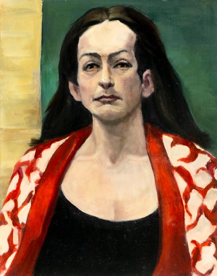 Penny Purpura | Portrait of Woman in Red Robe | Compare similar ...