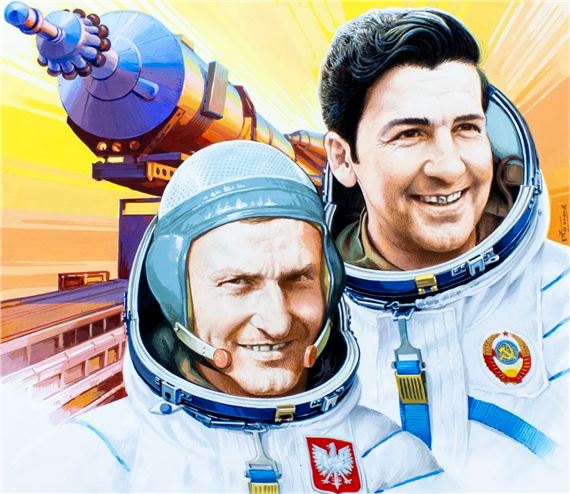 Gherman Komlev | Cosmonauts - Miroslav Germashevsky and Petr Klimuk ...