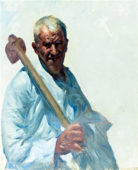 Dana Pond | Portrait of Farmer | MutualArt