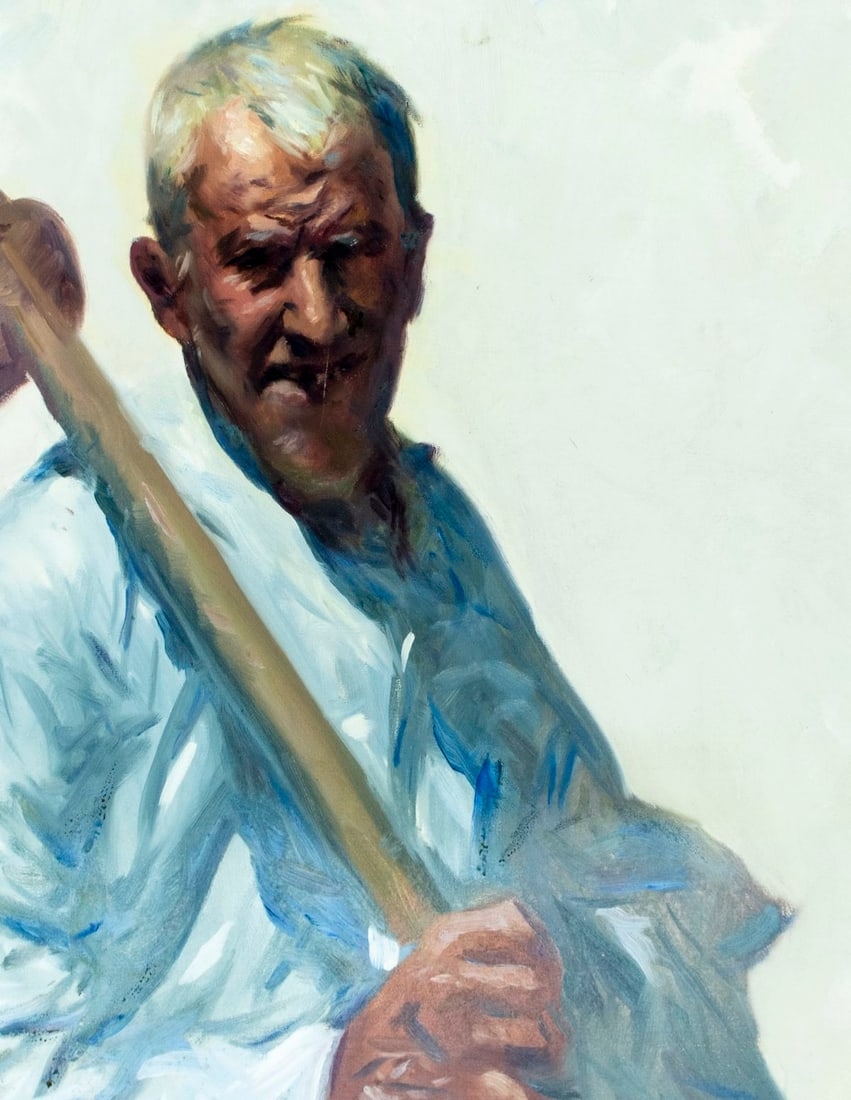 Dana Pond | Portrait of Farmer | MutualArt