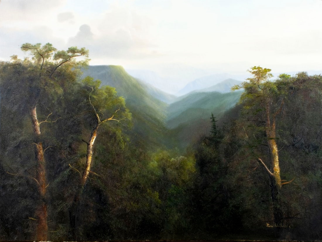 Ron Williams | Sunset Mountain Landscape | MutualArt