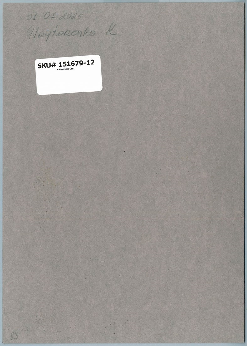 Katerina Grigorenko | Knight with Cat | MutualArt