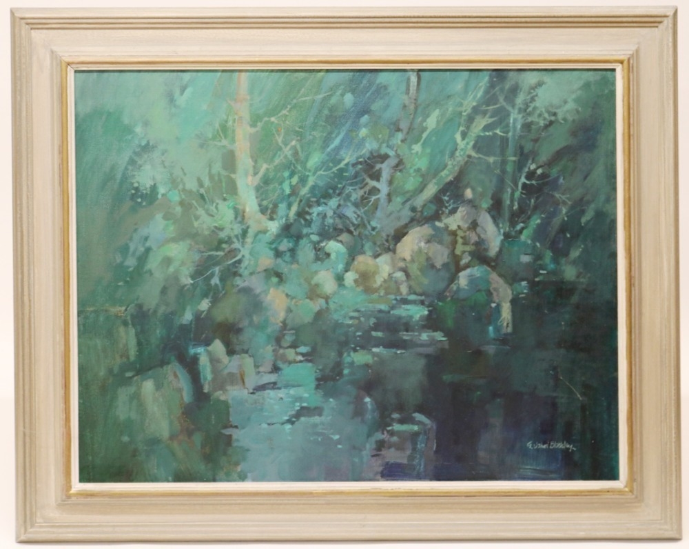 G. John Blockley | Rocky River Scene | MutualArt