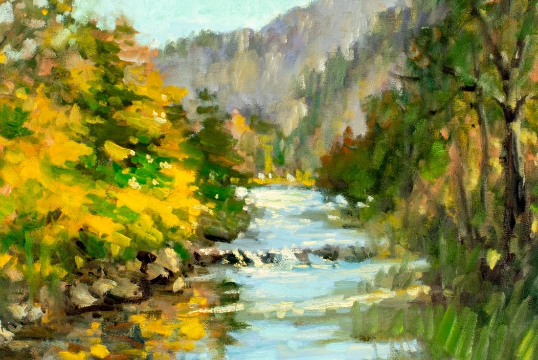 Robert Waltsak | Forest Stream Landscape | MutualArt