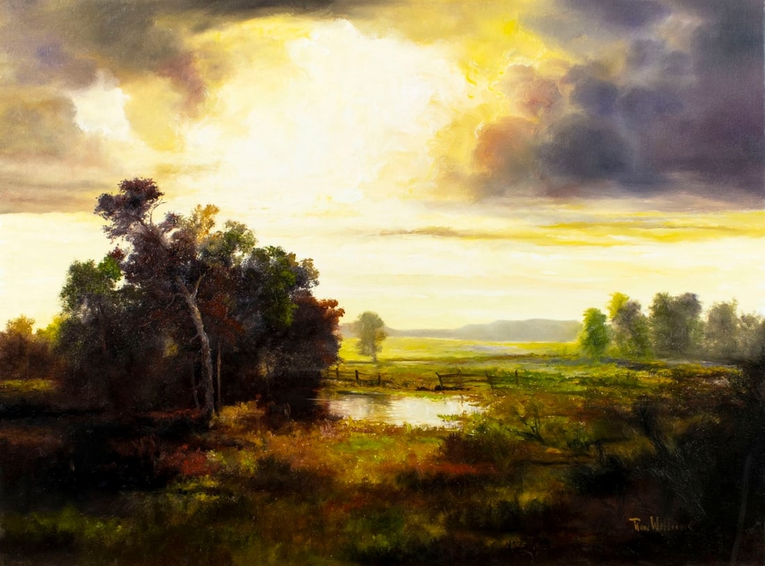 Ron Williams | Sunset Country Landscape | MutualArt