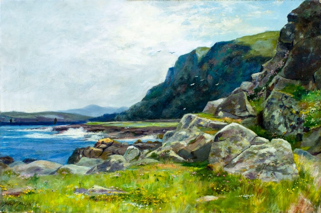 Hugh Allan | Rocky Coast | MutualArt