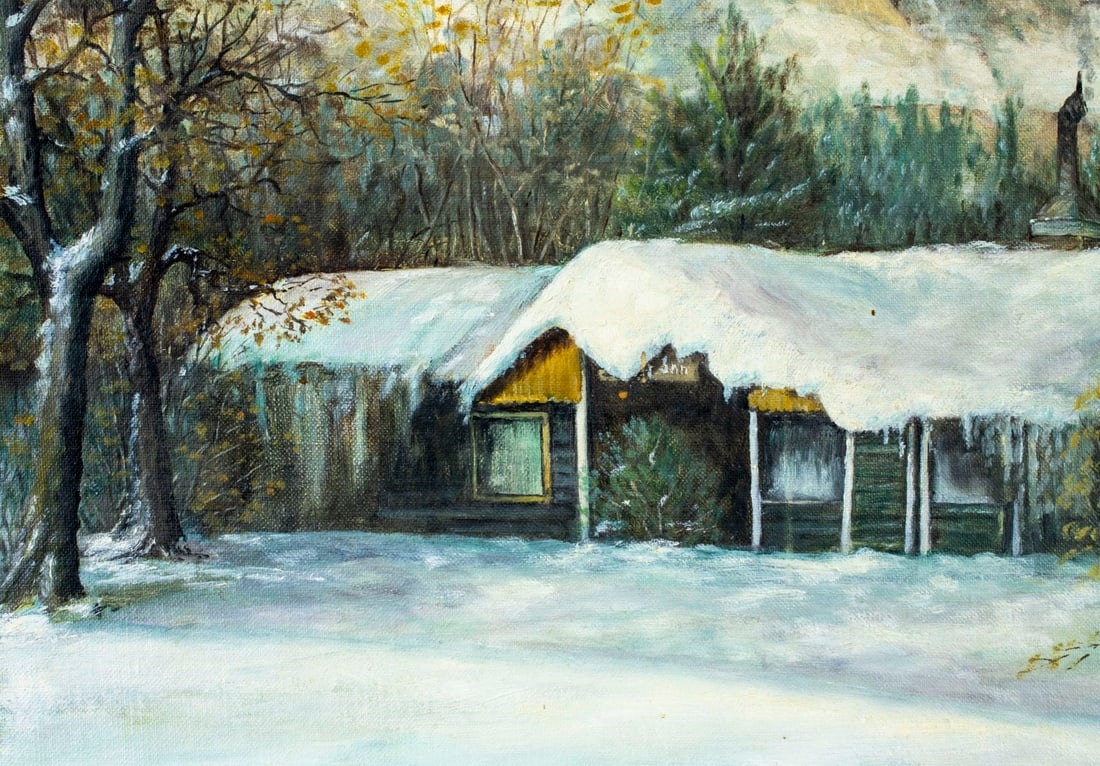Ruby Rhoads | Winter Mountain Landscape (1977) | MutualArt