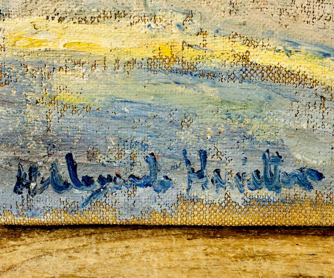 Hildegarde Hamilton | Flower Market Scene | MutualArt