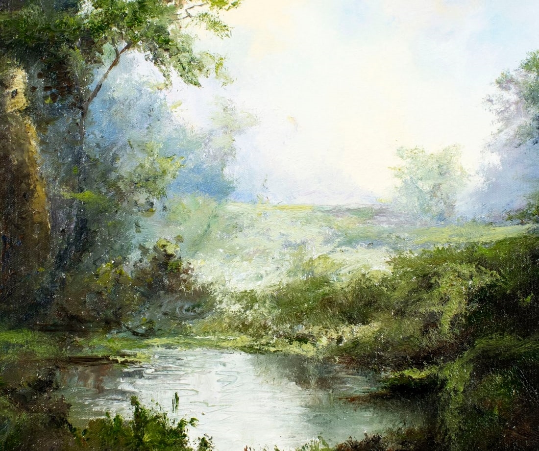 Ron Williams | Forest Pond Landscape | MutualArt