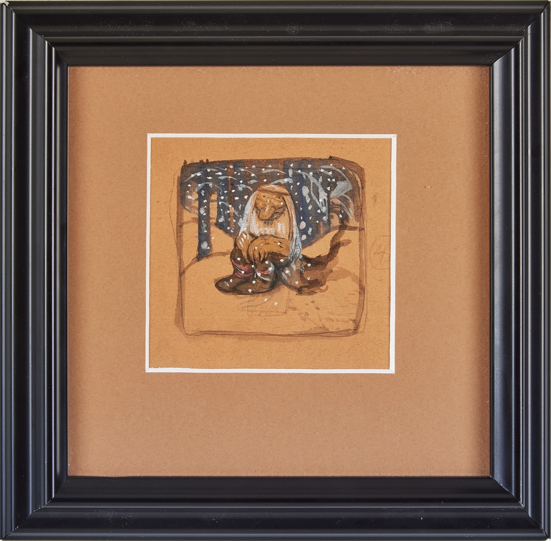 John Bauer | Sittande troll. | MutualArt